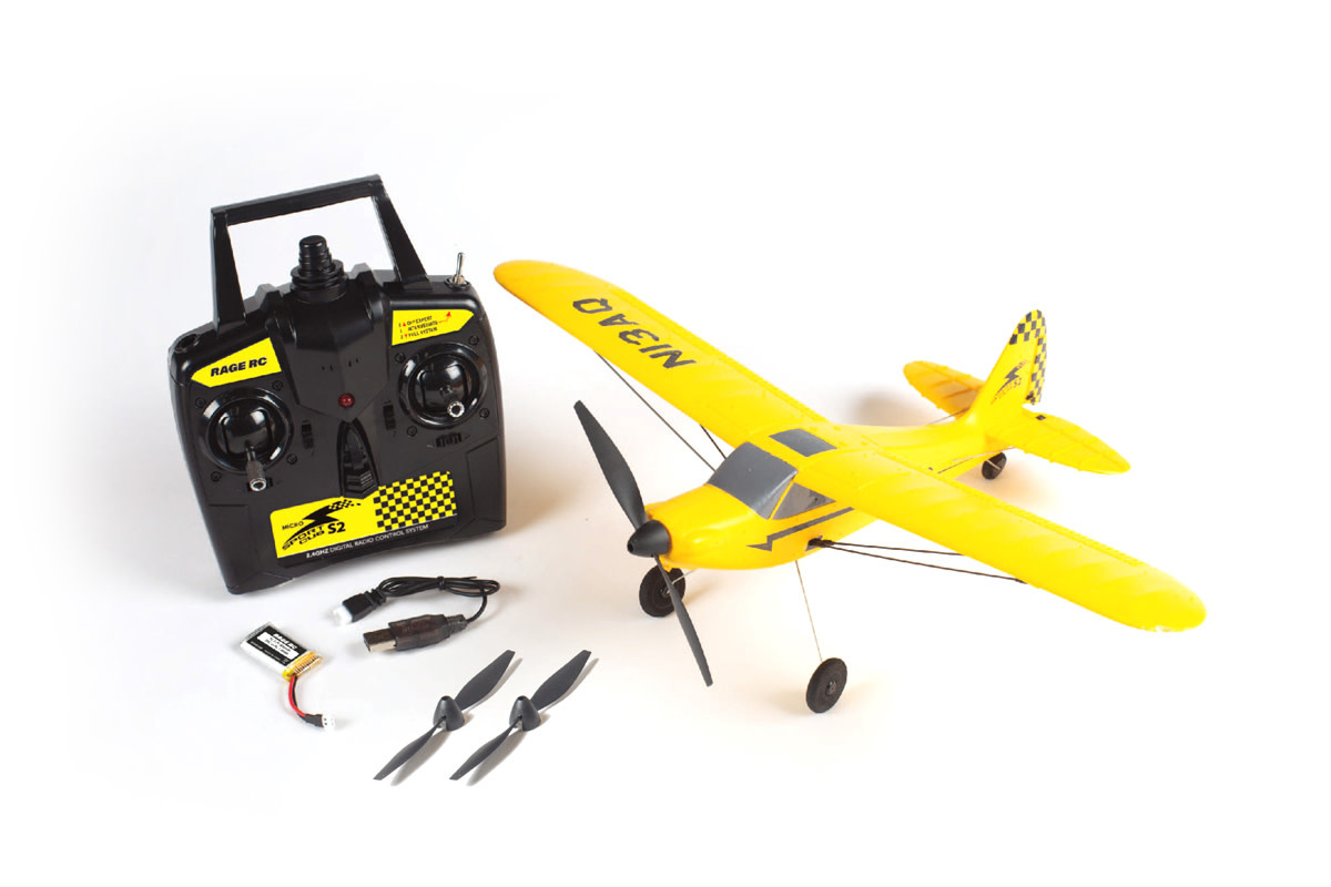 RGRA1118 MICRO SPORT CUB 400 3-CHANNEL RTF AIRPLANE WITH PASS SYSTEM ...