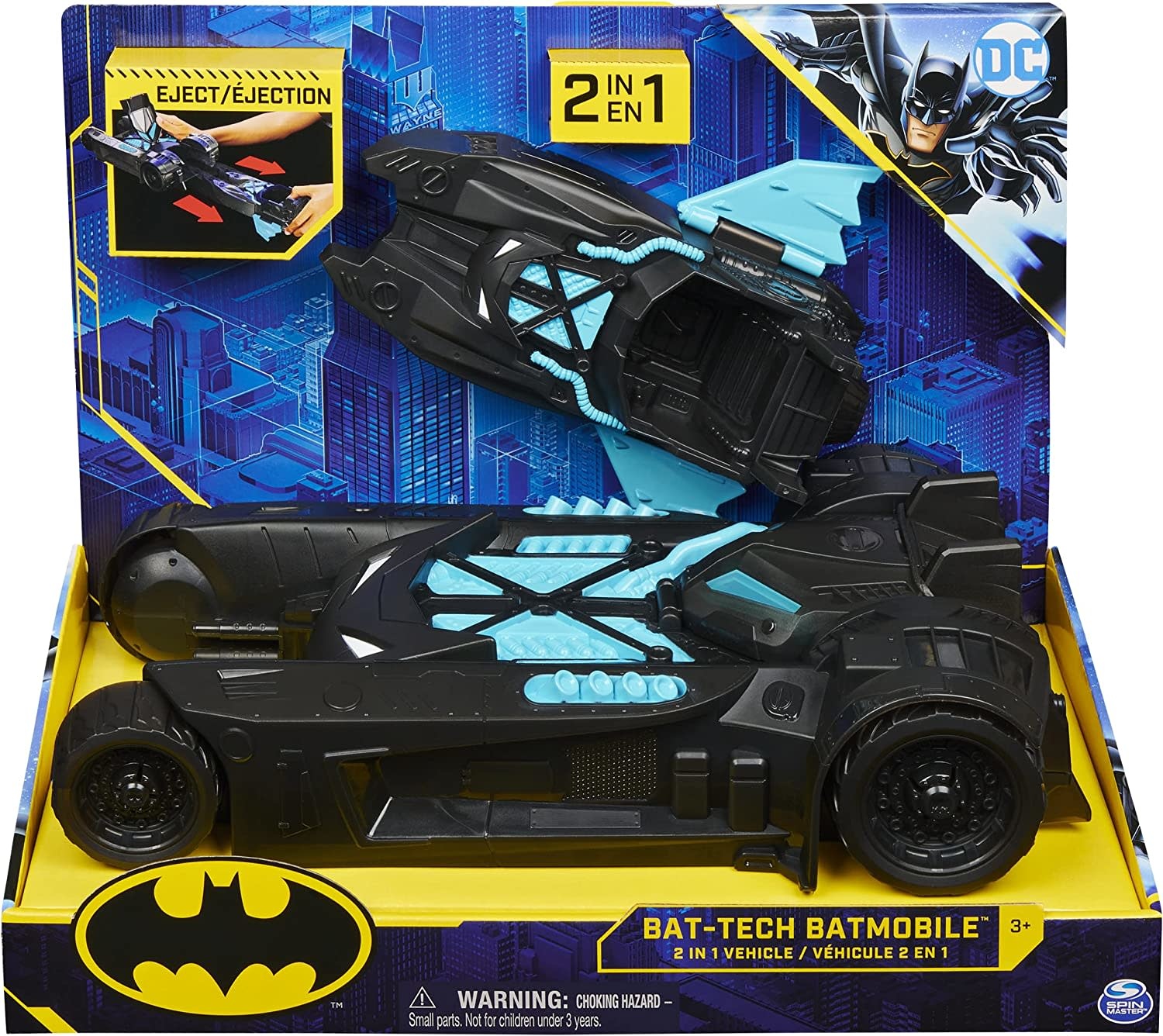 SPNM6055295 BATMAN BAT-TECH BATMOBILE 2 IN 1 VEHICLE - My Tobbies ...