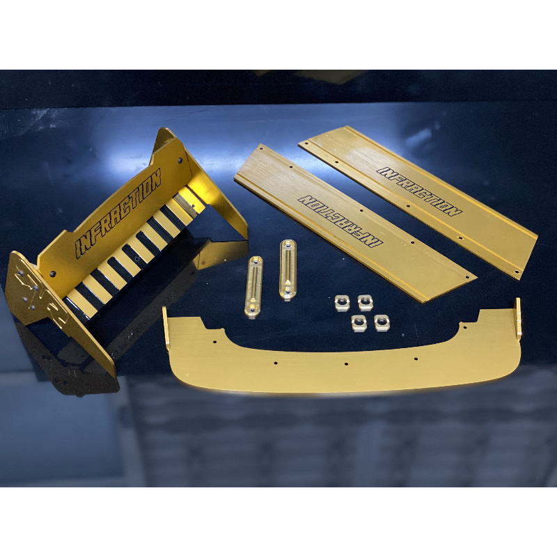 STP1146GD INFRACTION GOLD BODY KIT (3PCS) - My Tobbies - Toys & Hobbies