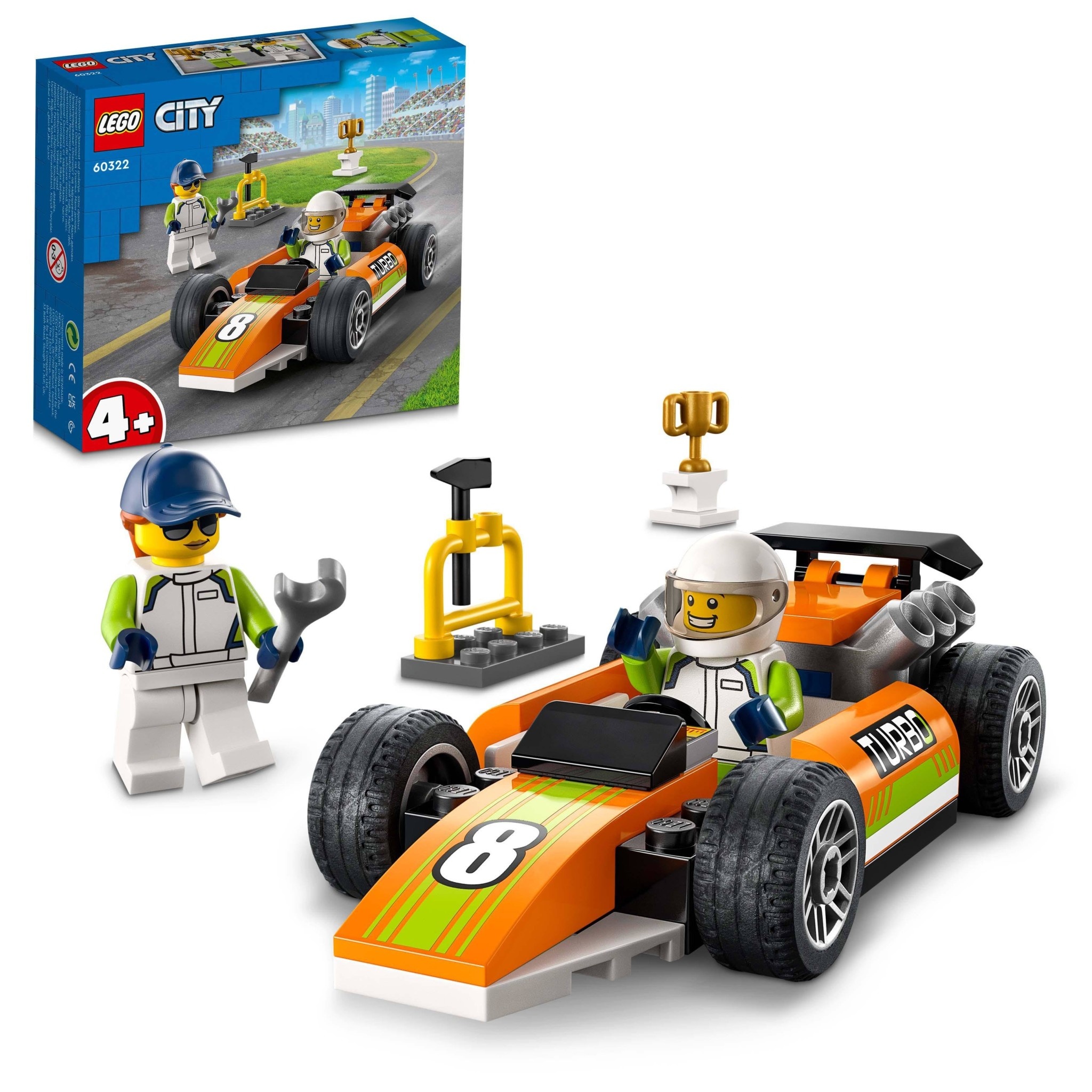 LEGO 60322 CITY RACE CAR 46PCS - My Tobbies - Toys & Hobbies