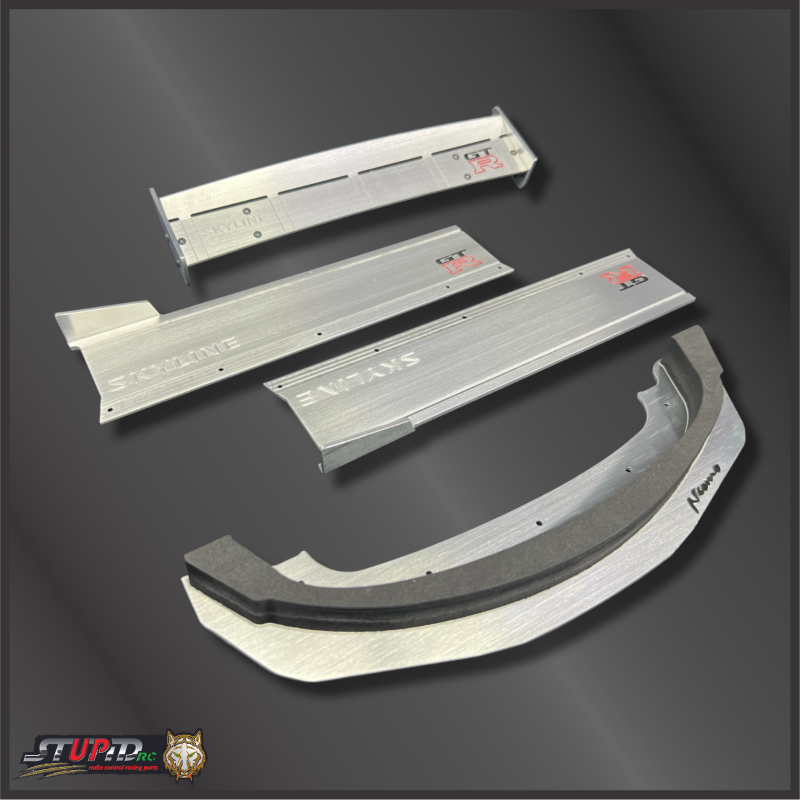 STP1197 ALUMINUM BODY KIT FOR SKYLINE BODY - My Tobbies - Toys & Hobbies