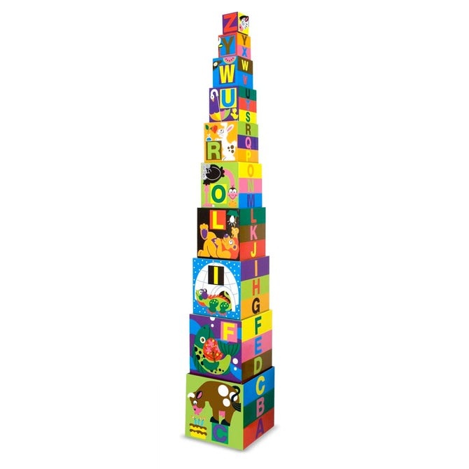MD2782 ALPHABET NESTING AND STACKING BLOCKS - My Tobbies - Toys & Hobbies