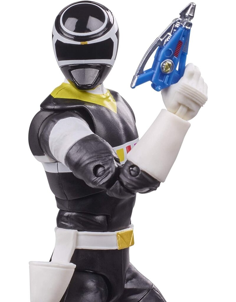 HAS E8963/E5906 POWER RANGERS LIGHTNING IN SPACE BLACK RANGER 6” FIGURE ...