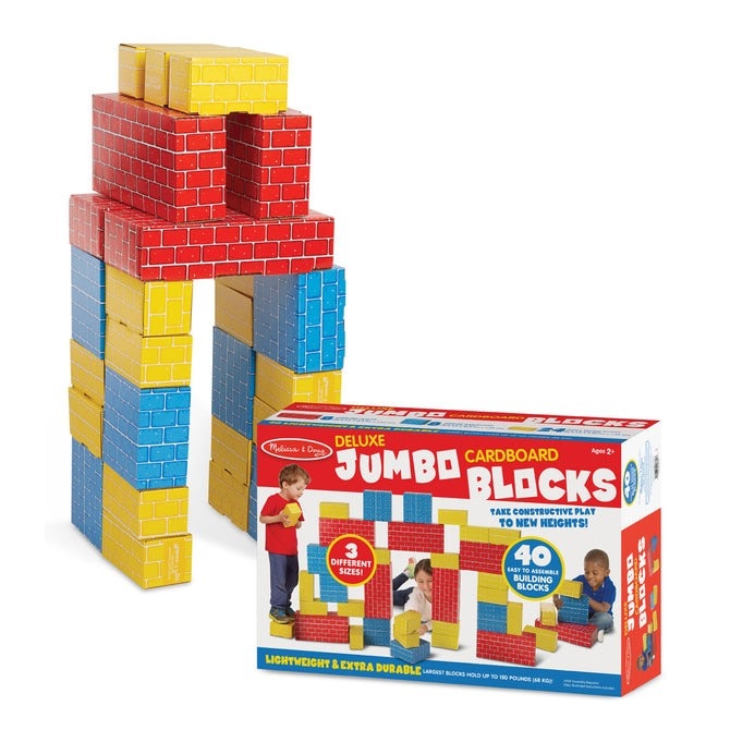 MD2784 DELUXE JUMBO CARDBOARD BLOCKS - My Tobbies - Toys & Hobbies