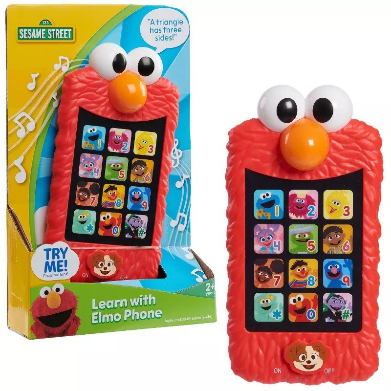 JP57582 SESAME STREET LEARN WITH ELMO PHONE - My Tobbies - Toys & Hobbies