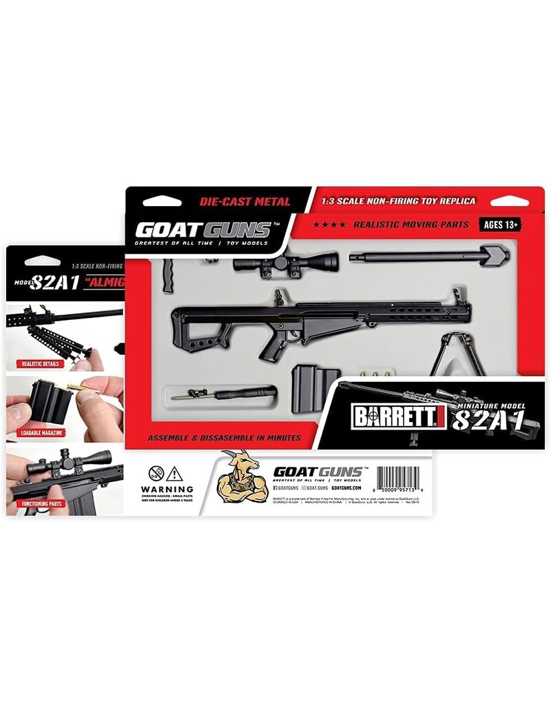 GGS .50CAL BARRETT 82A1 1/3 SCALE NON-FIRING TOY MODEL - My Tobbies ...