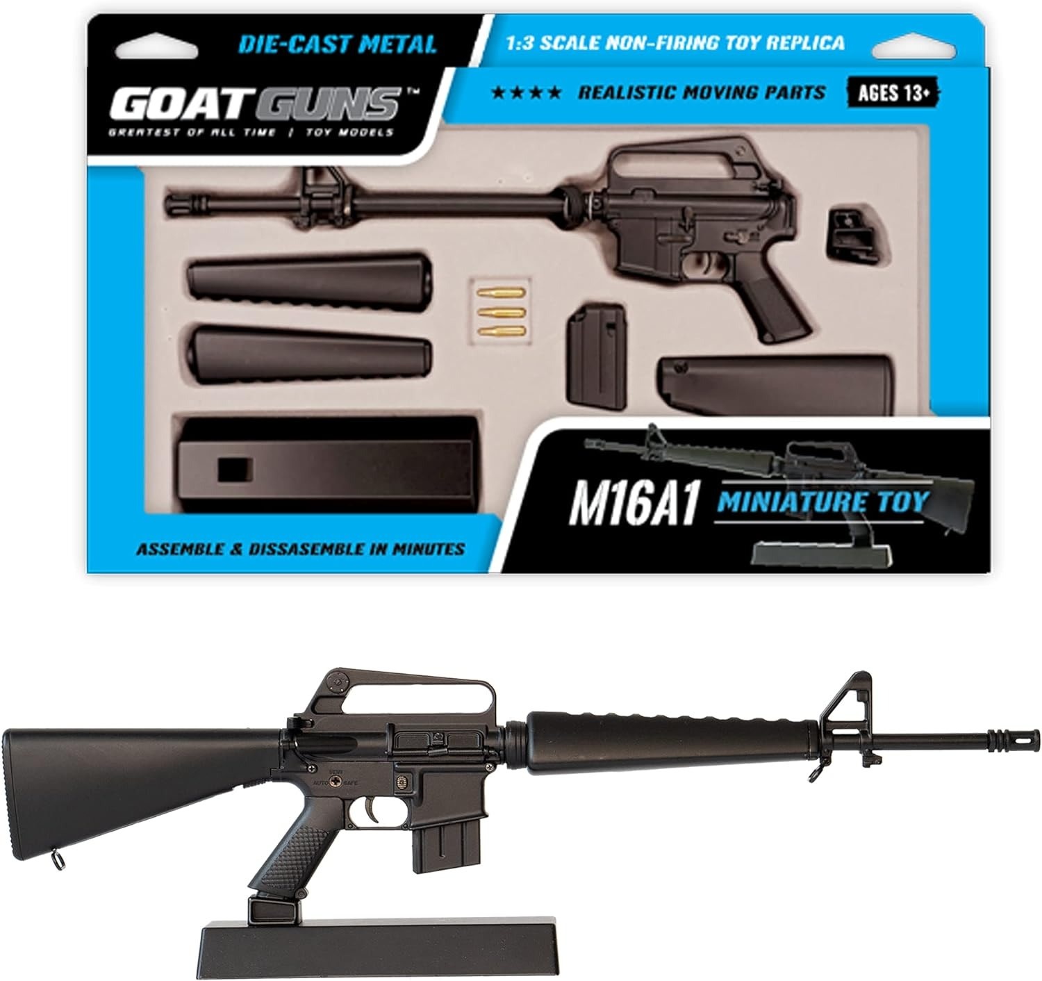 GGS M16A1 1/3 SCALE NON-FIRING TOY MODEL - My Tobbies - Toys & Hobbies