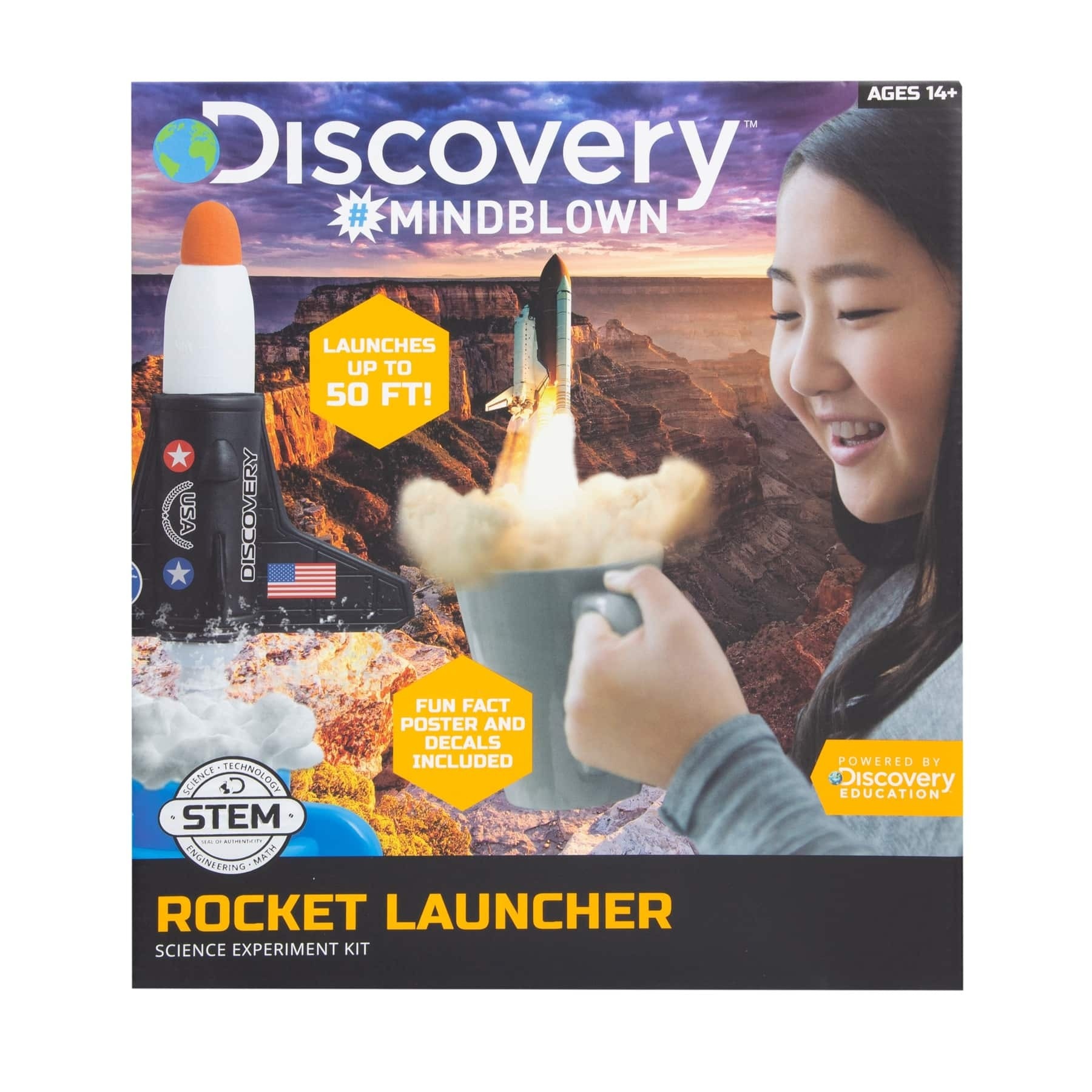 DISCOVERY ROCKET LAUNCHER SCIENCE EXPERIMENT KIT - My Tobbies - Toys ...