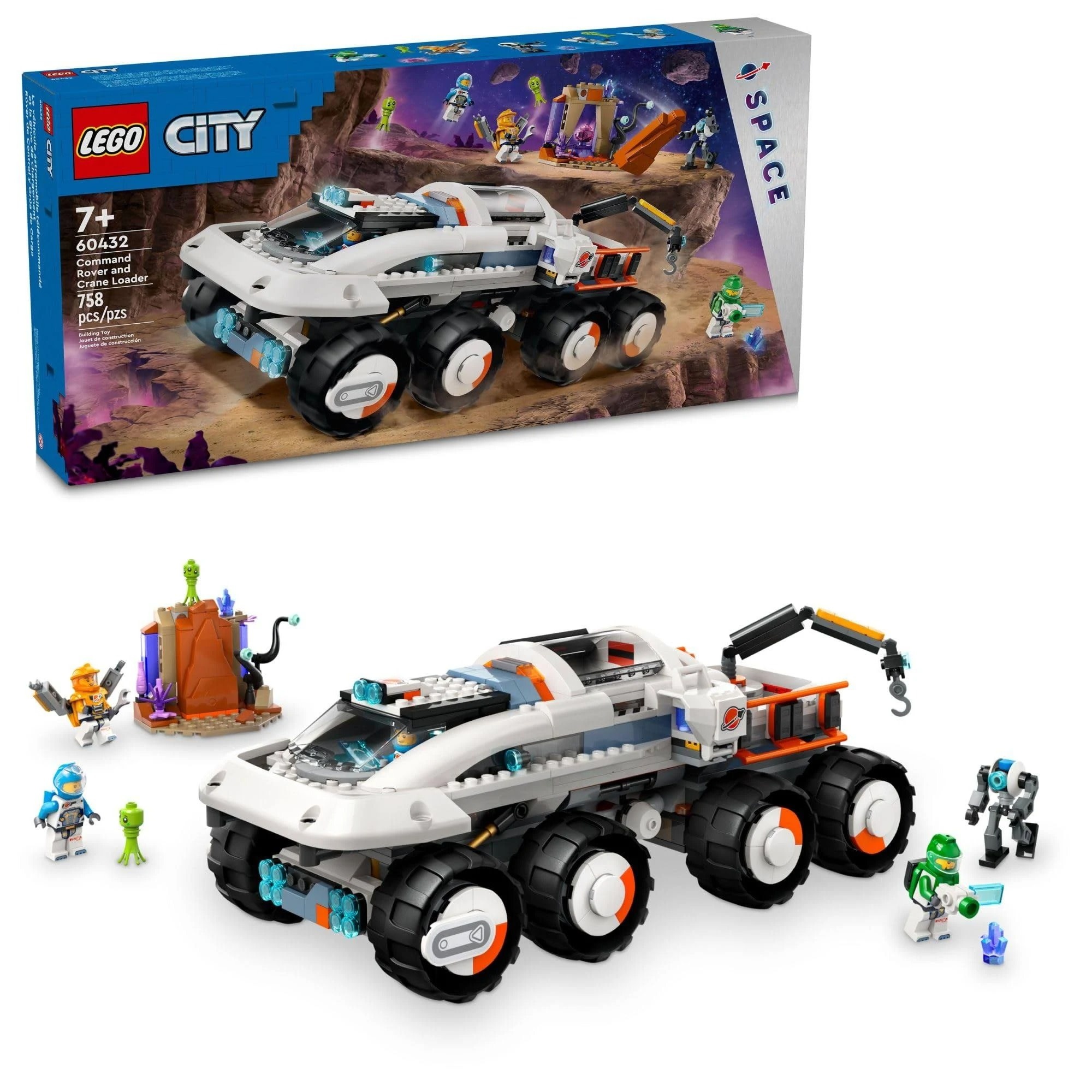 LEGO 60432 CITY COMMAND ROVER AND CRANE LOADER 758PCS - My Tobbies ...