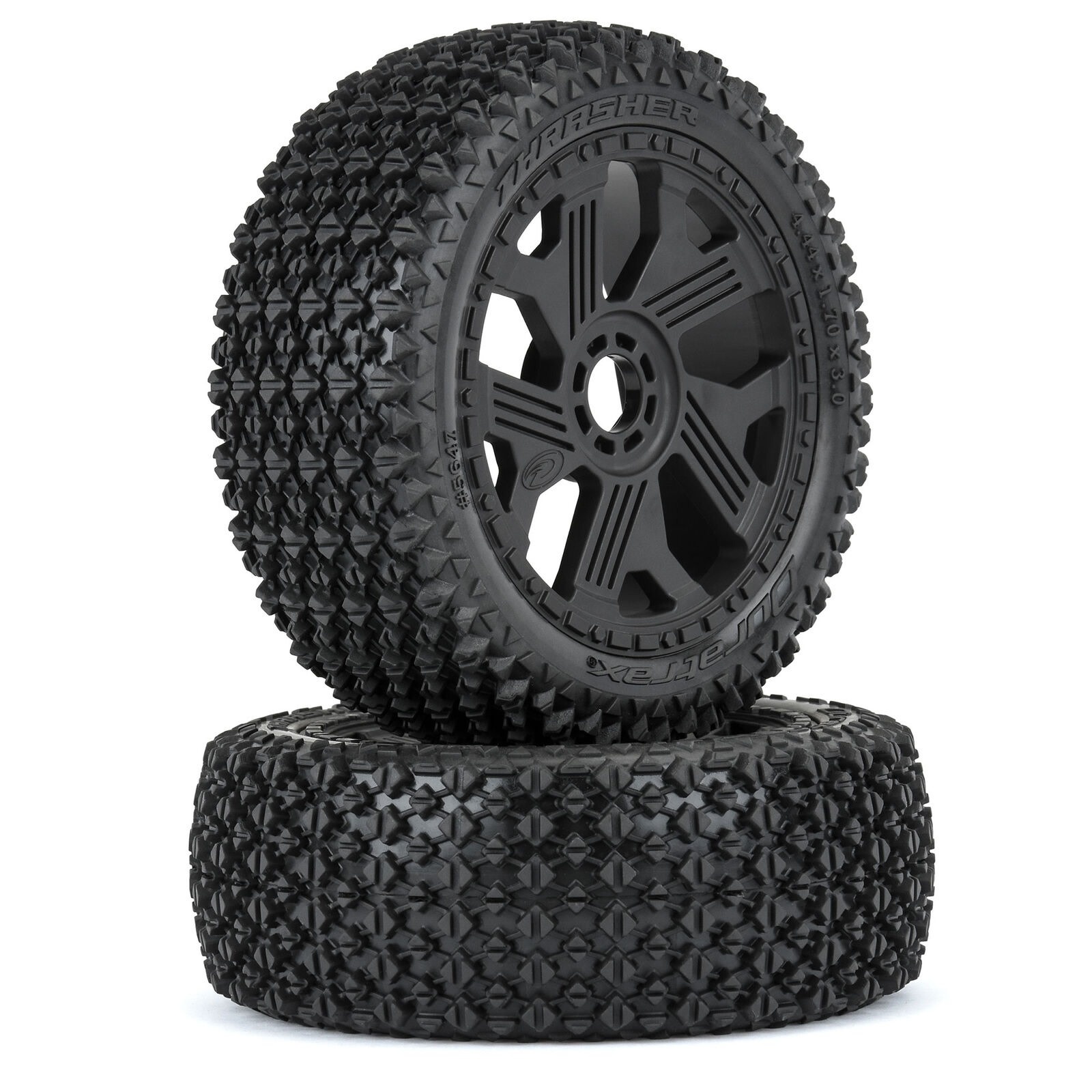 DTX564710 THRASHER OFF ROAD 1/8 BUGGY MOUNTED ON RIPPER WHEELS - My ...
