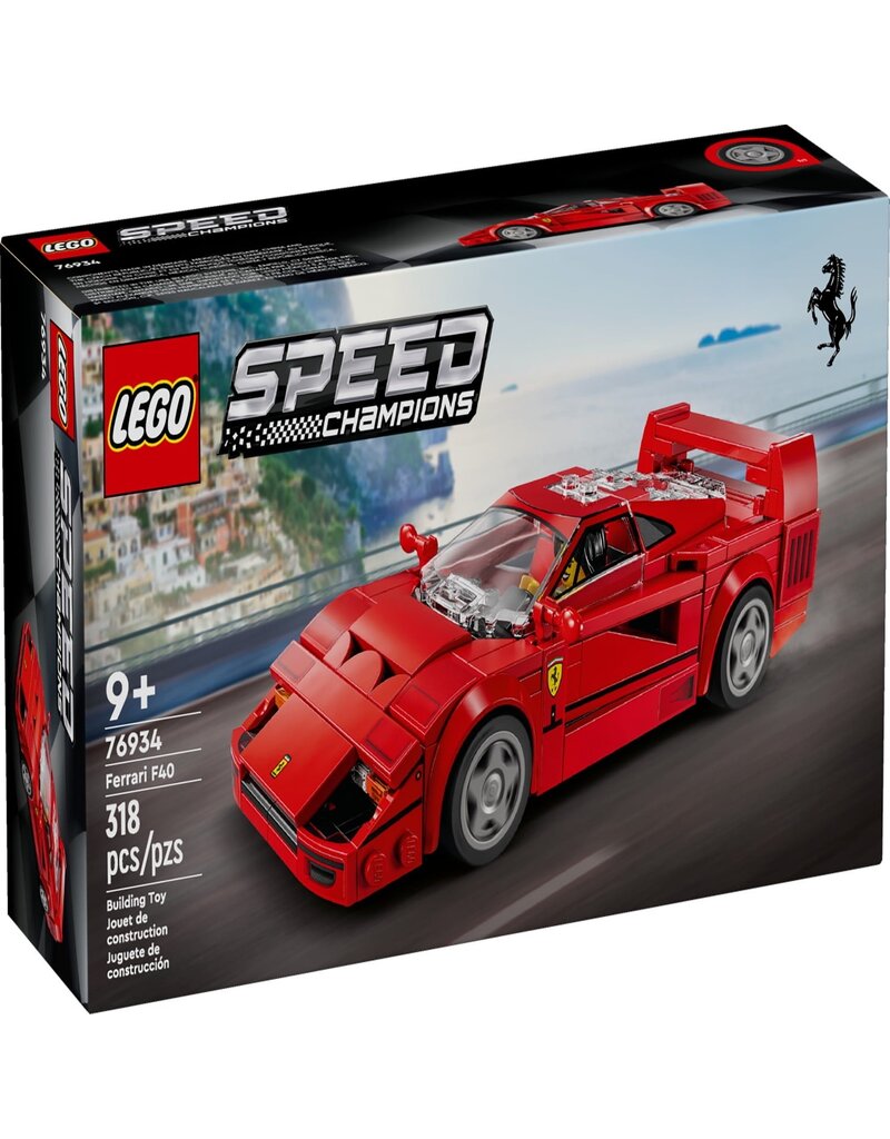 LEGO 76934 SPEED CHAMPIONS FERRARI F40 318PCS - My Tobbies - Toys & Hobbies
