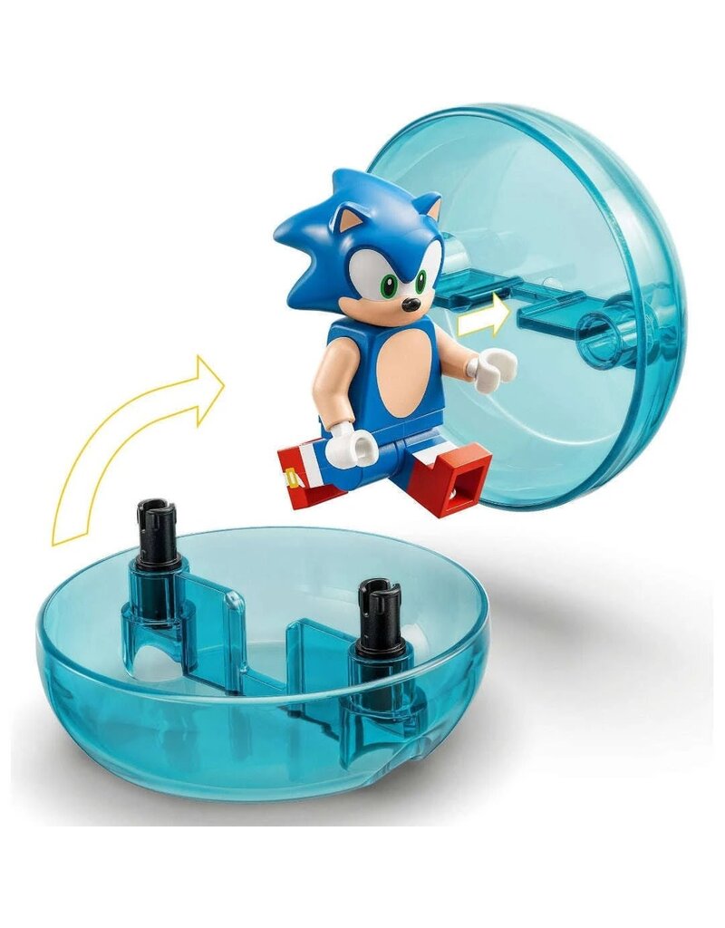 LEGO 76990 SONIC THE HEDGEHOG SONIC'S SPEED SPHERE CHALLENGE 292PCS ...