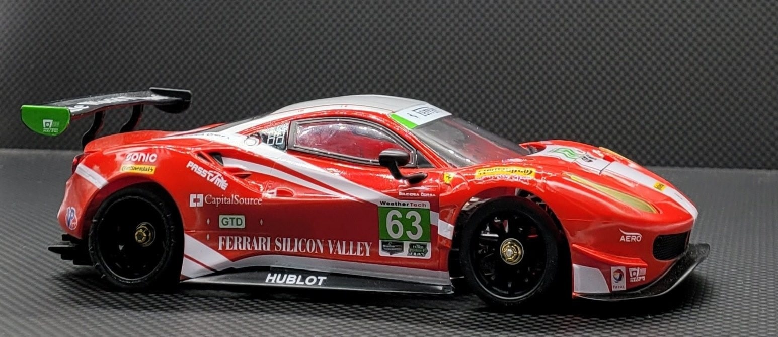 GL-488-GT3-004 FERRARI 488 GT3 #63 LIVERY BODY: RED/SILVER - My Tobbies ...