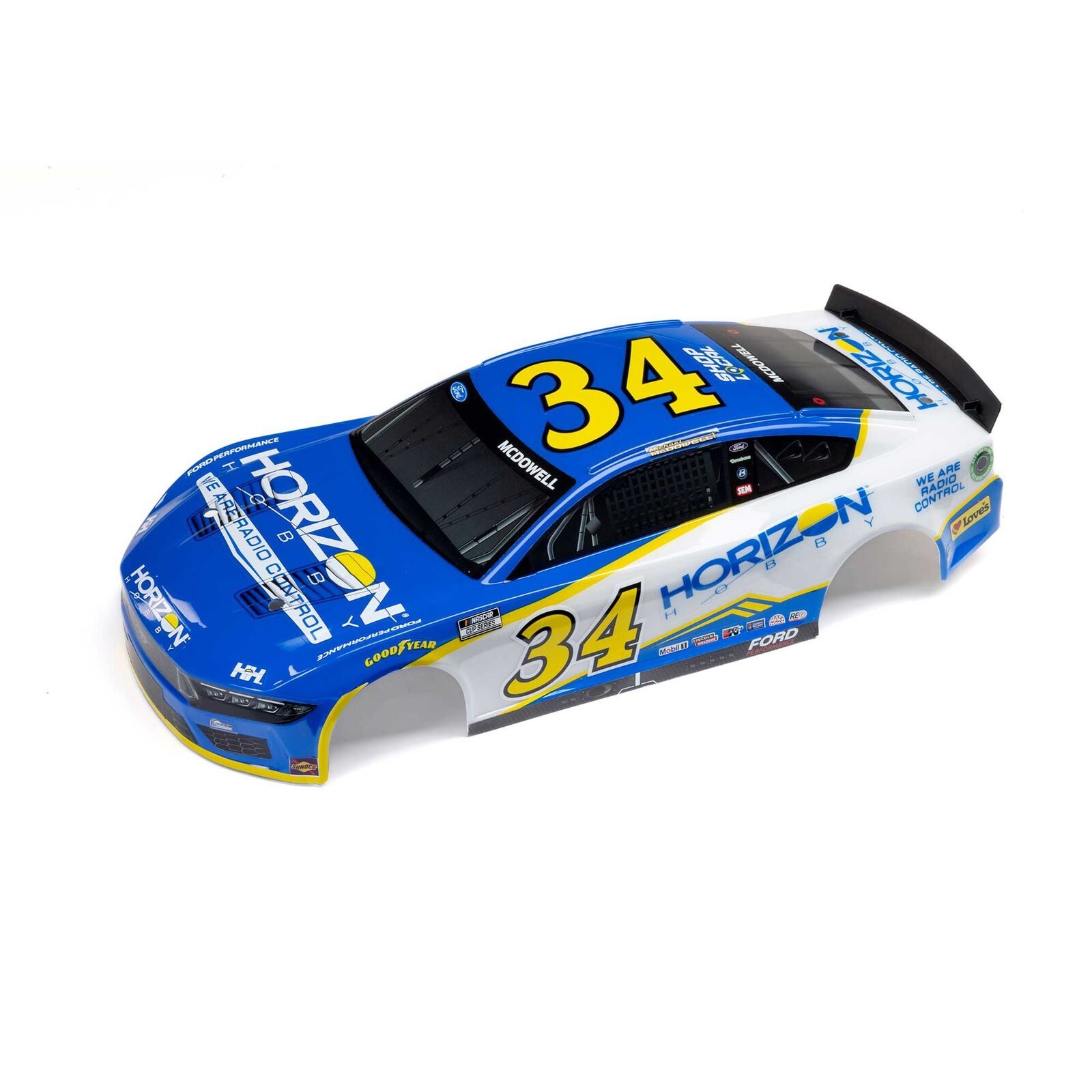 LOS-1922 NASCAR GROM MCDOWELL #34 HORIZON HOBBY 2024 BODY: PAINTED - My ...