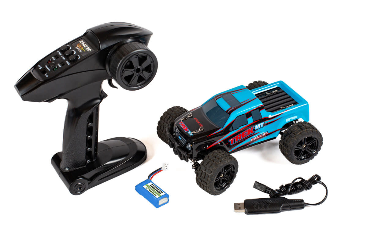 RGRC2501 MINI TREK MT 1/24 RTR MONSTER TRUCK - BLACK/BLUE - My Tobbies ...