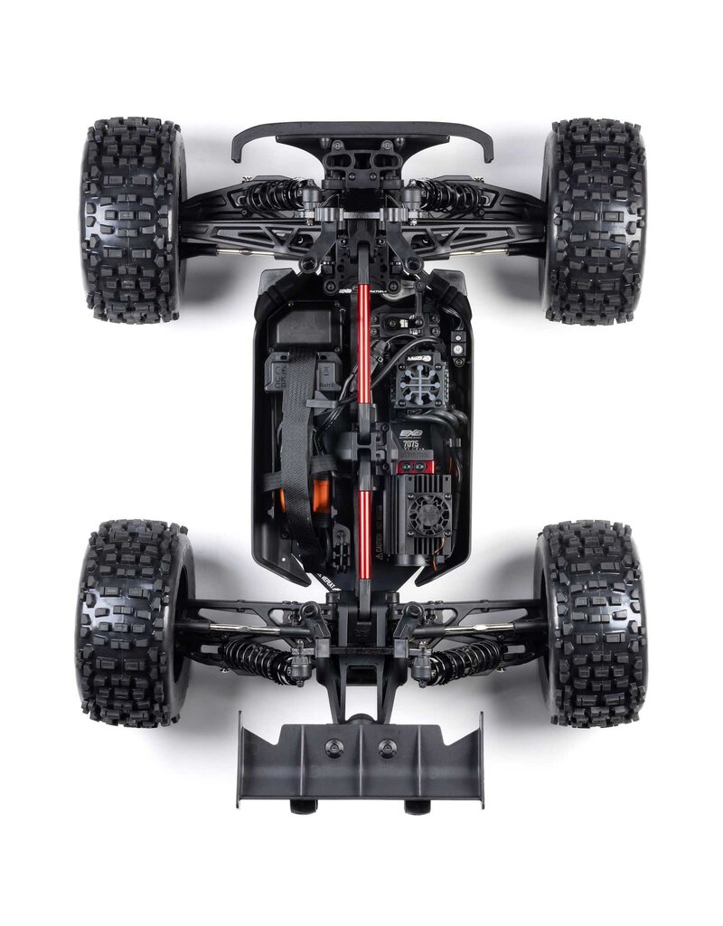 ARA8611V6T1 1/8 NOTORIOUS 6S 4X4 RTR BRUSHLESS STUNT TRUCK, BLACK - My ...