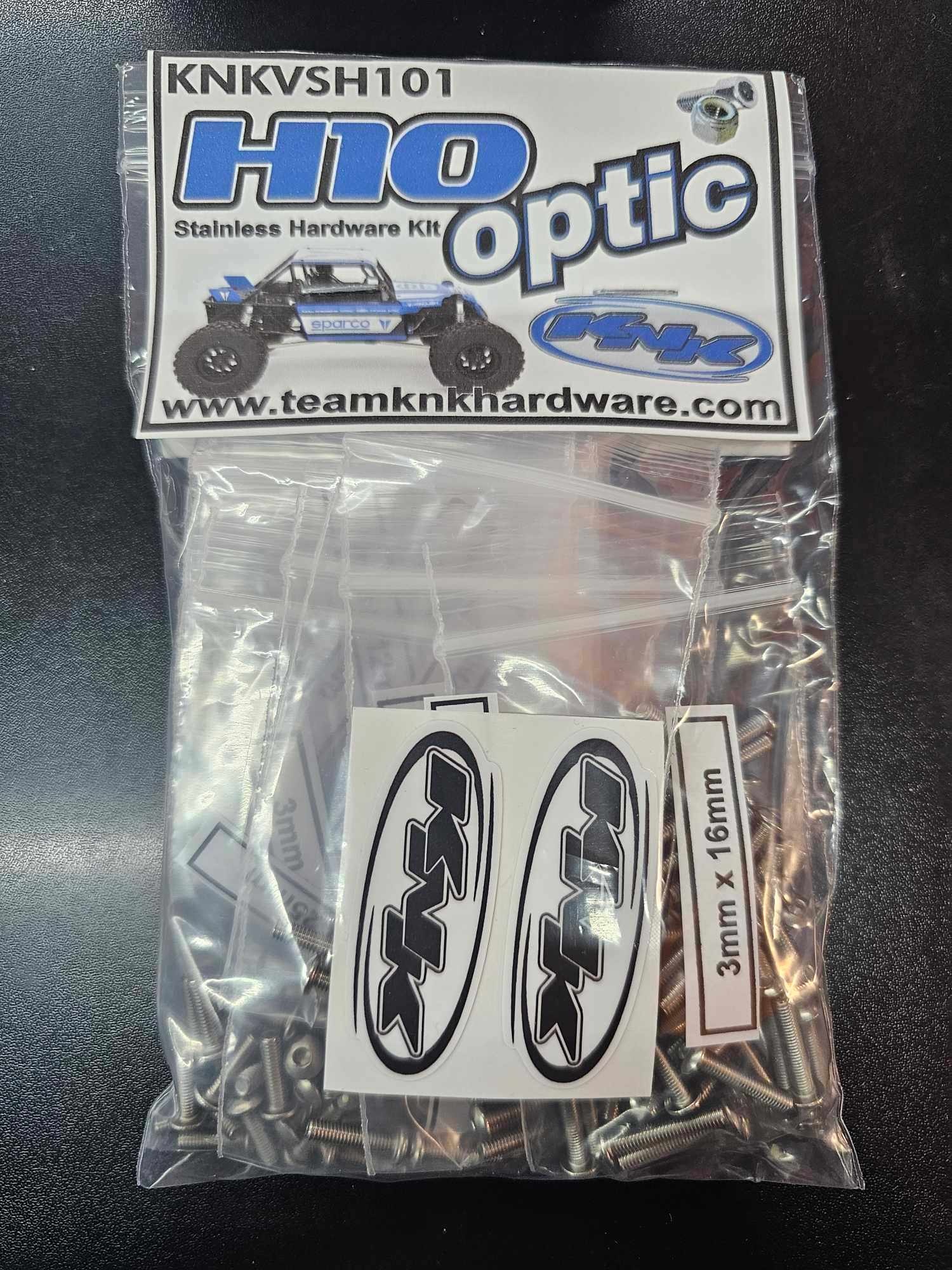 KNKVSH101 H10 OPTIC STAINLESS HARDWARE SET - My Tobbies - Toys & Hobbies