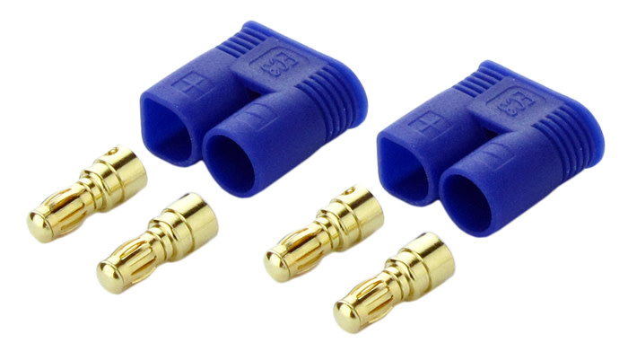 CSRC EC3 CONNECTOR 2 PACK MALE - My Tobbies - Toys & Hobbies
