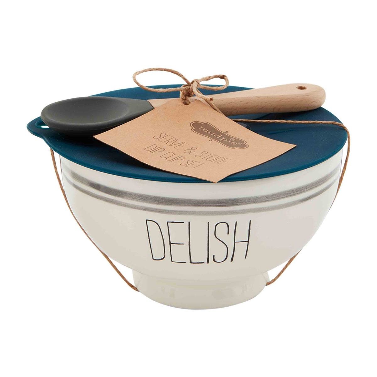 Mud Pie Delish Serve and Store Dip Cup Set - Christopher's Gifts ...