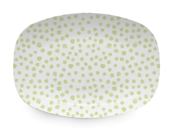Green Dotty Platter - Christopher's Gifts & MaGift's | STLGIFT