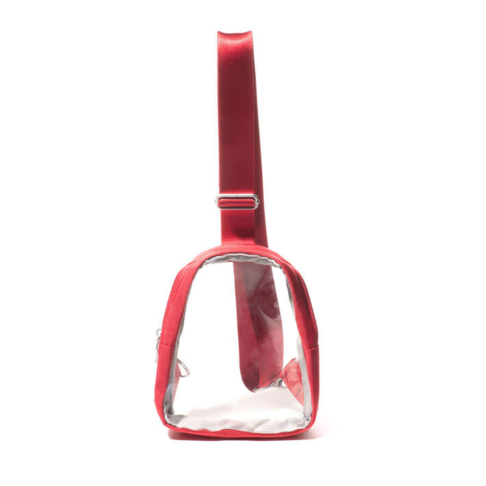 Clear Stadium Mini Sling - Red - Christopher's Gifts & MaGift's | STLGIFT