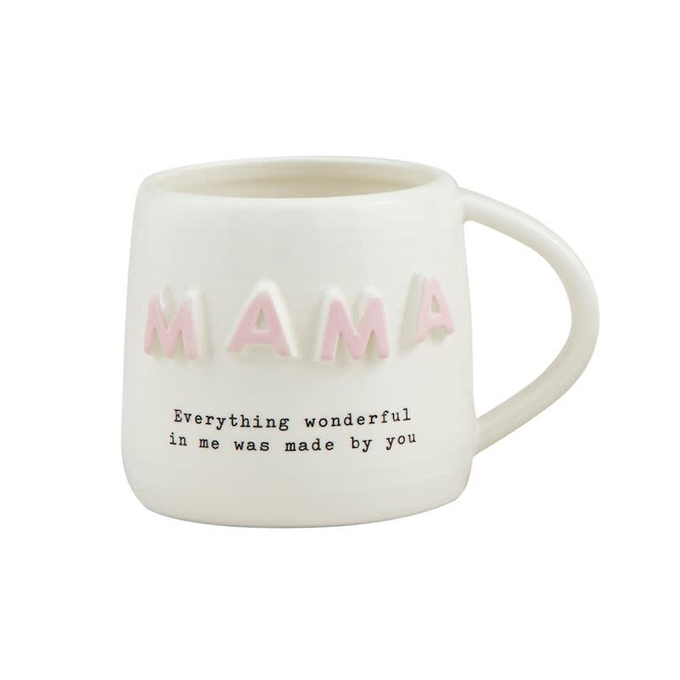 Mud Pie Pink Mom Chunky Letter Mug - Christopher's Gifts & MaGift's ...