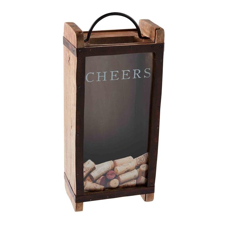 Mud Pie Cheers Cork Display Box - Christopher's Gifts & MaGift's | STLGIFT