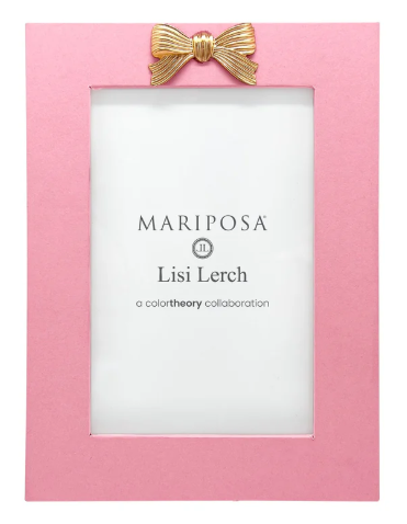 6031B Bow Pink 4x6 Frame - Christopher's Gifts & MaGift's | STLGIFT