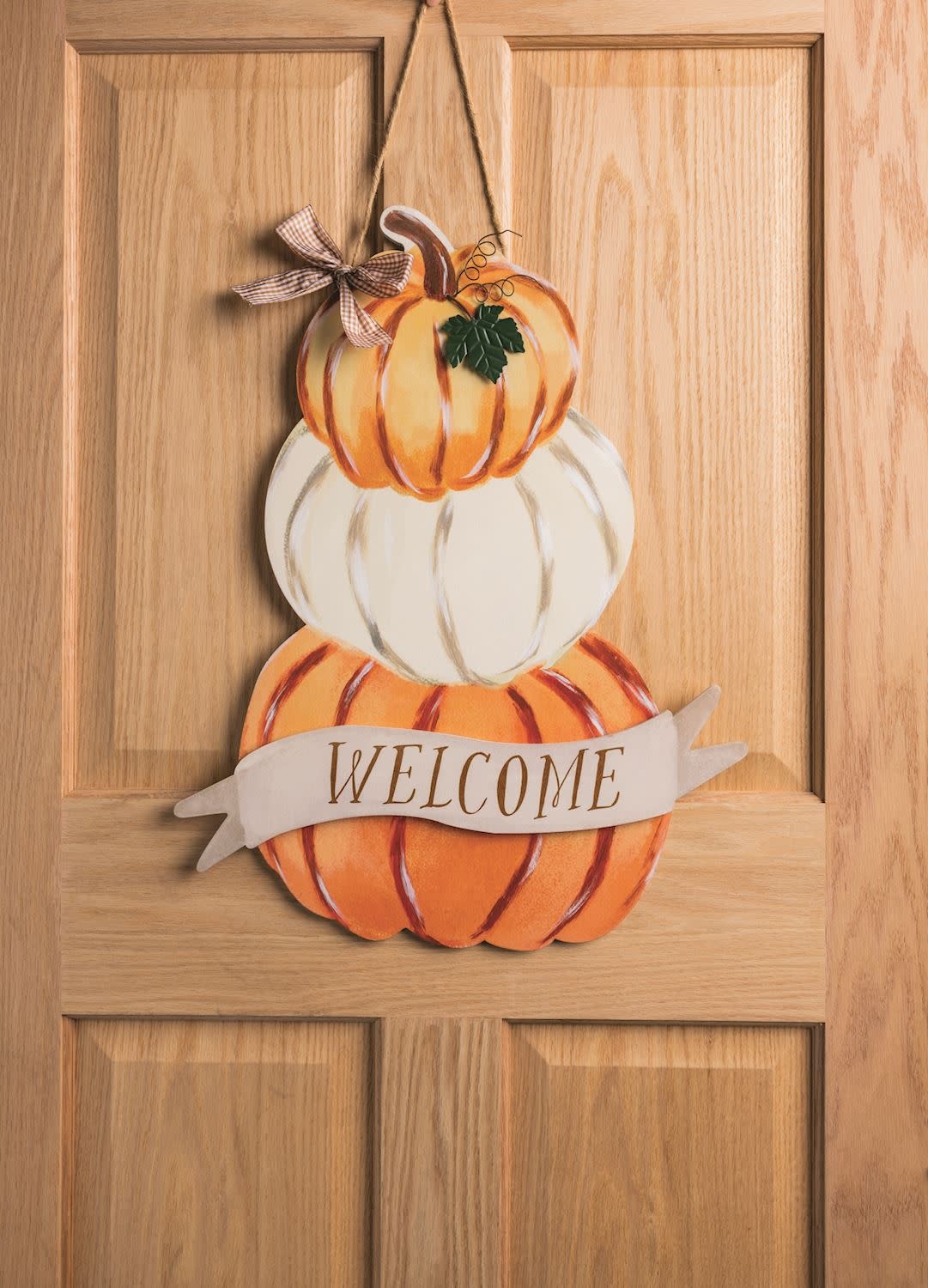 Pumpkin Stack Door Hanger - Christopher's Gifts & MaGift's | STLGIFT