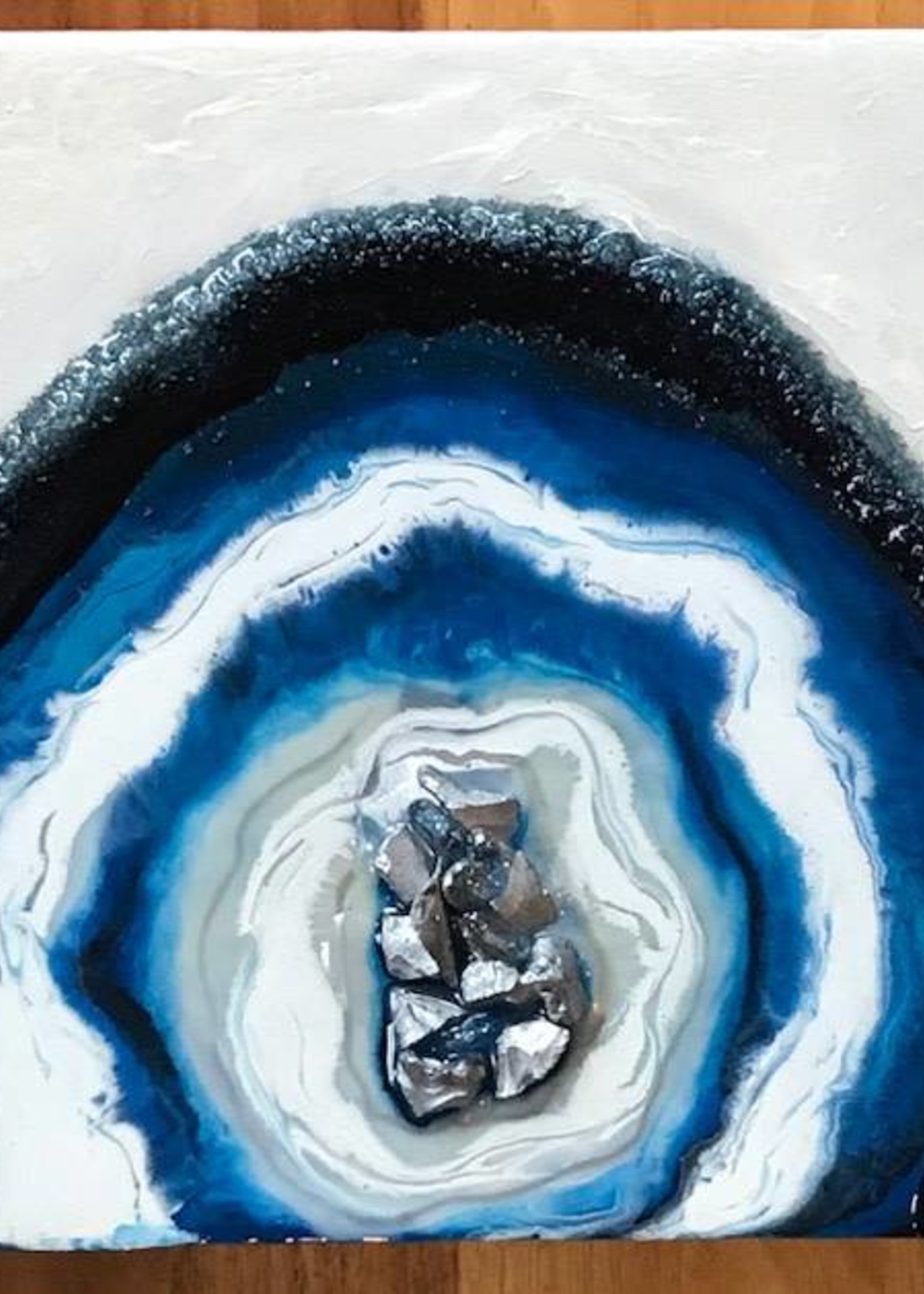 Art & Collectibles Geode painting Painting Mixed etna.com.pe