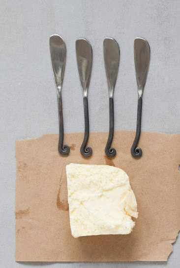 Creative Co-Op Hand Forged Spreader Canape Knife - Oak & Willow