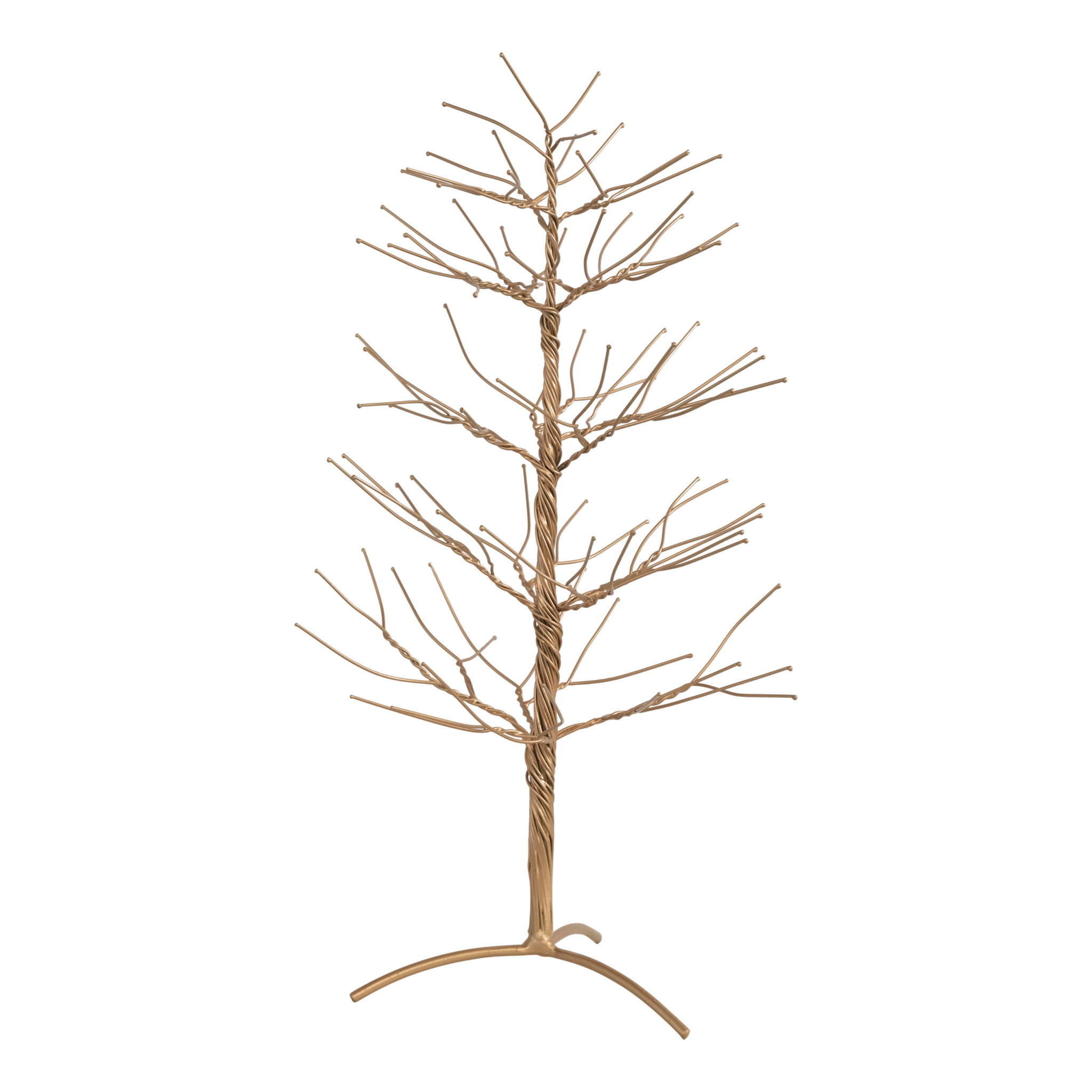 Creative Co-Op Metal Folding Tree, Gold - Oak & Willow