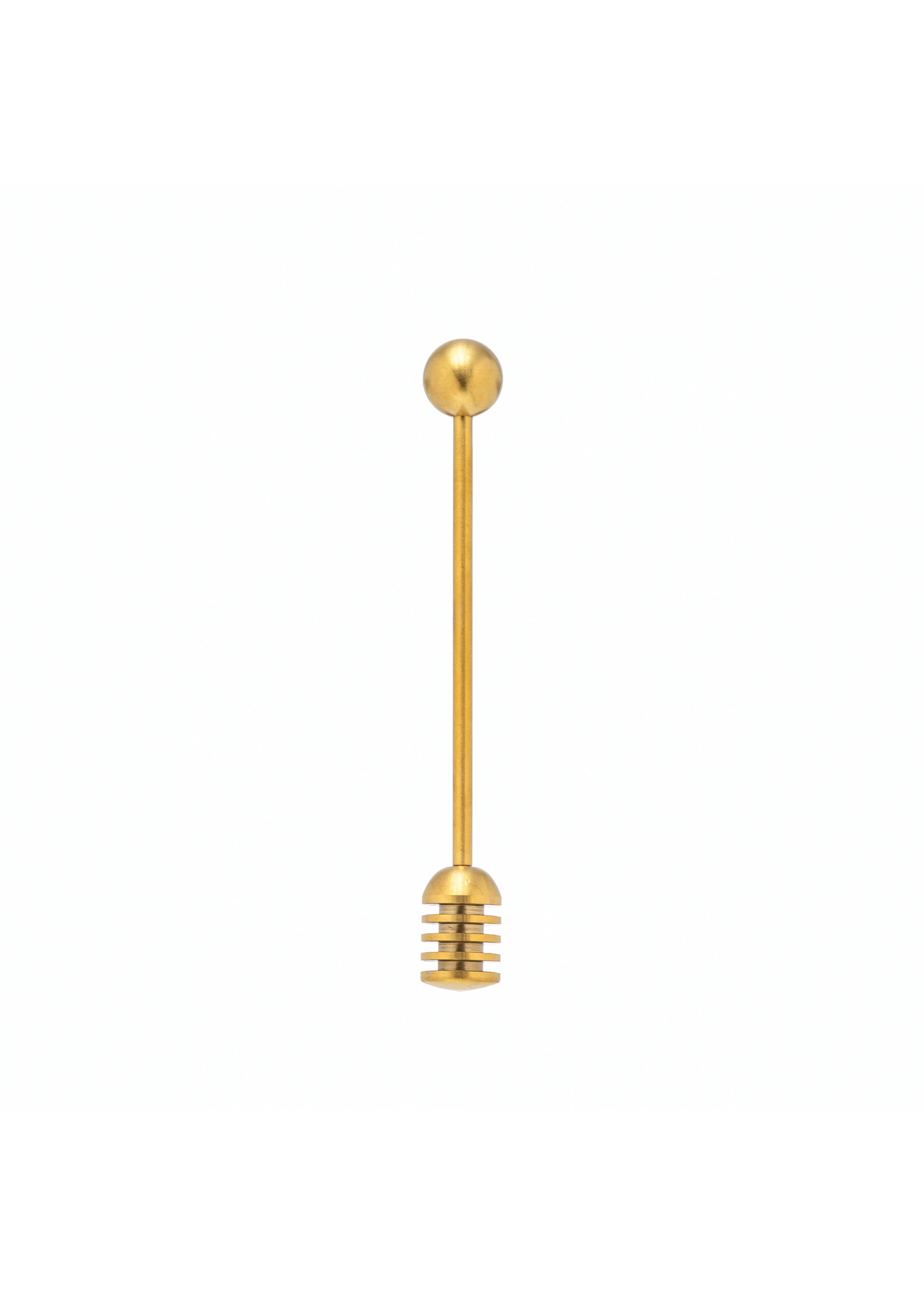 Creative Co-Op Stainless Steel Honey Dipper, Gold Finish - Oak & Willow