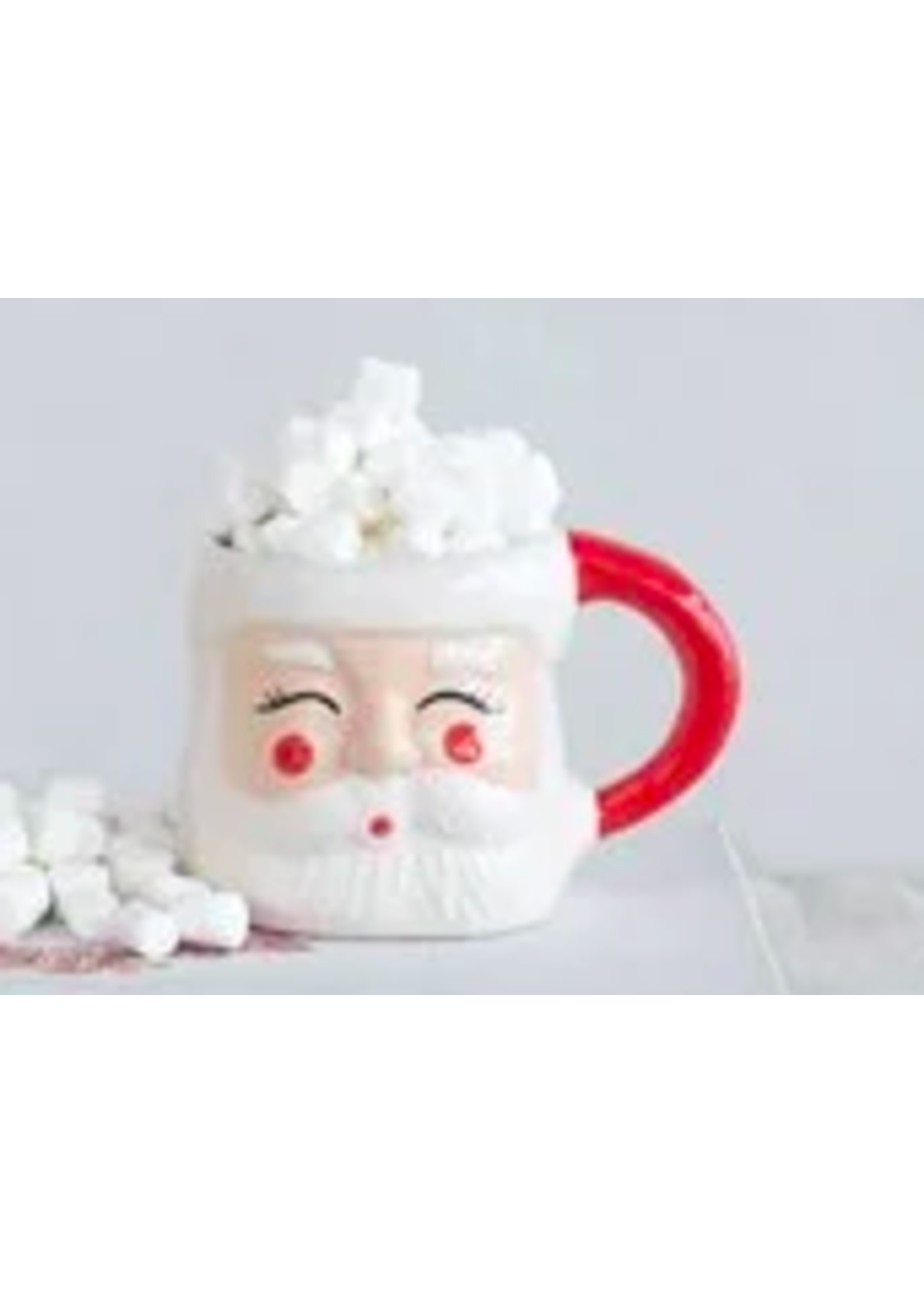 Creative Co-Op Stoneware Santa Mug - Oak & Willow