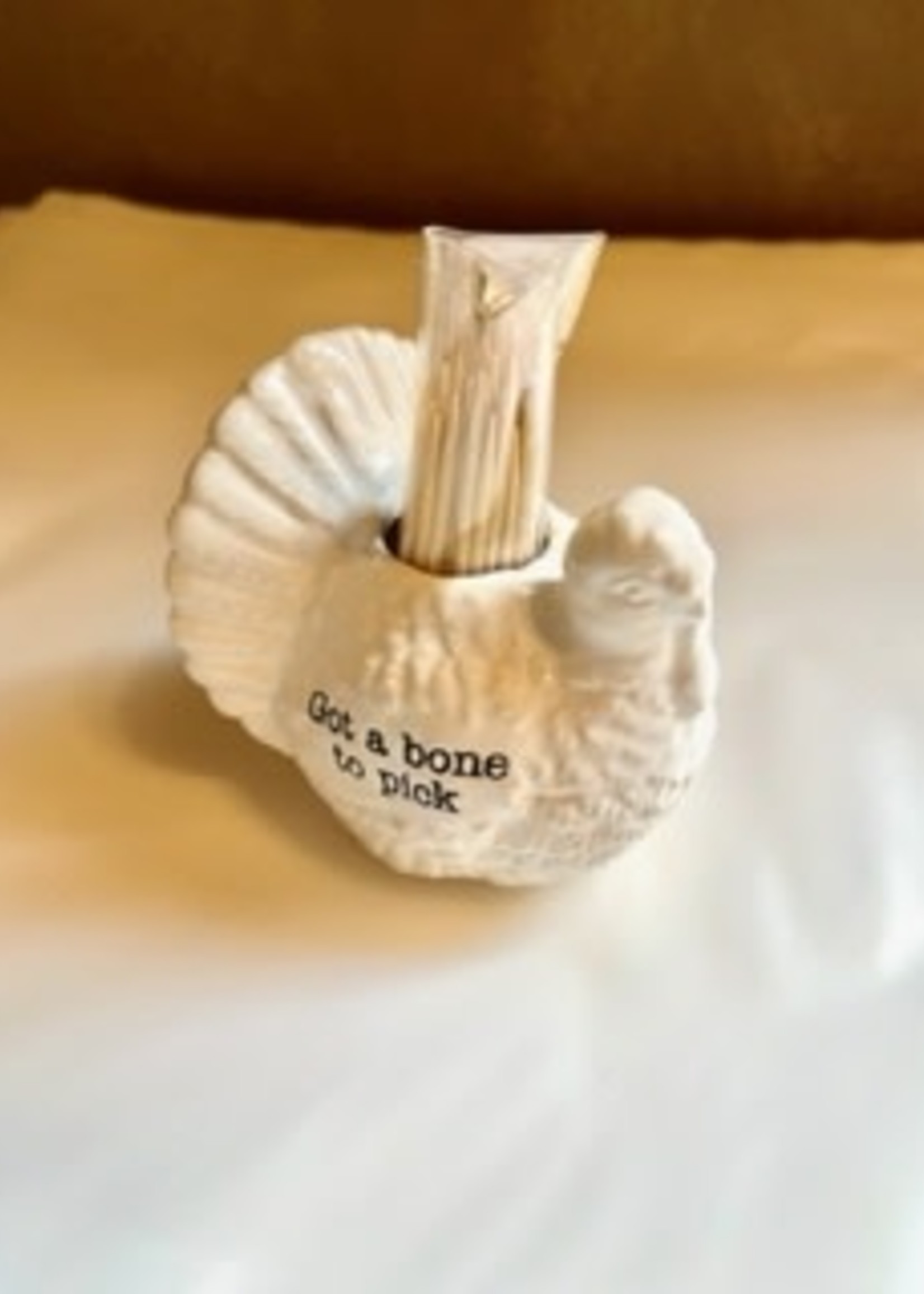 Mud Pie Turkey Toothpick Holder - Oak & Willow