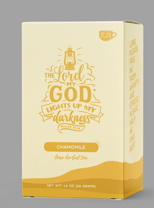 Little Prayer Tea Company Bible Verse Tea "The Lord Lights Up My ...