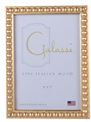 Galassi Diana Gold 4 x 6 Picture Frame - Oak & Willow