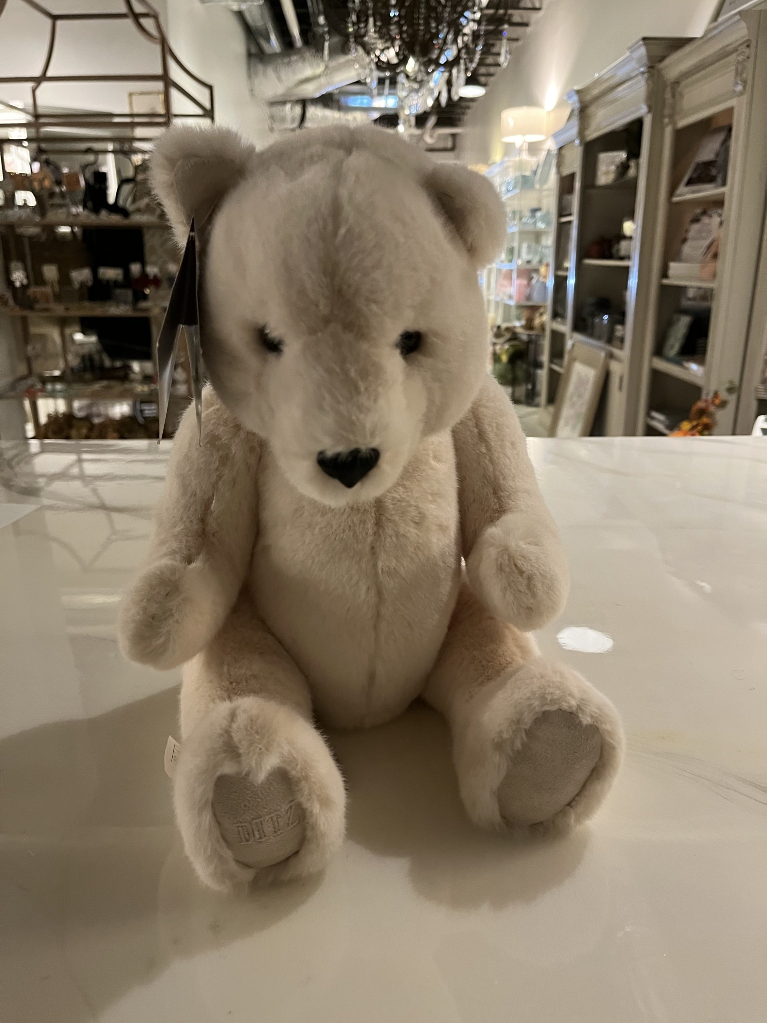 Ditz Designs Vanilla Cream Bear Jointed 16 inch