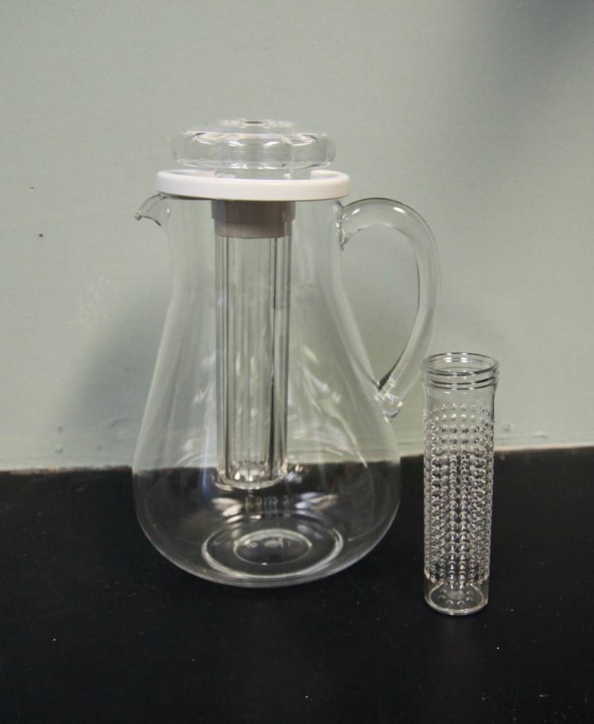 3.5 Qt Acrylic Pitcher w/ Ice Holder & Infuser - Oak & Willow