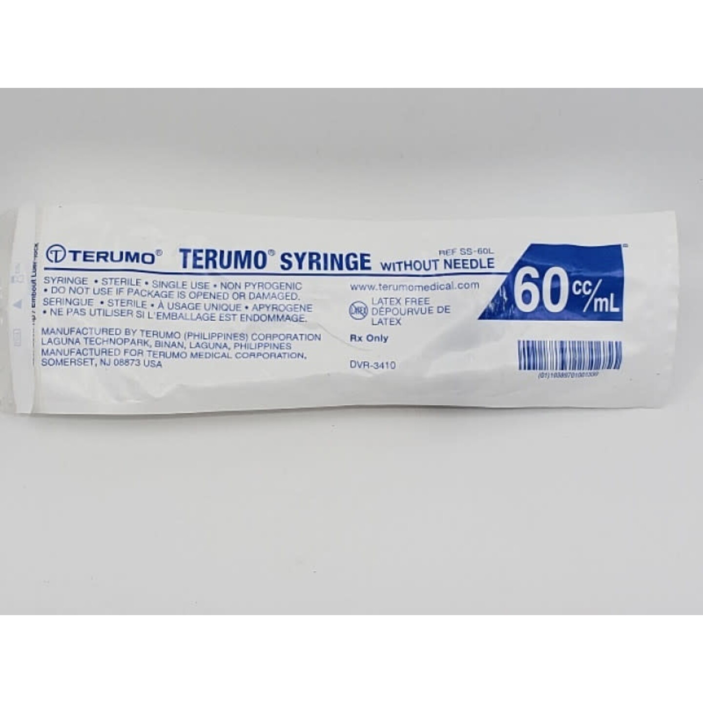 Terumo Sterile Syringe only Luer Taper Slip Tip 3ml Single - Med Supplies