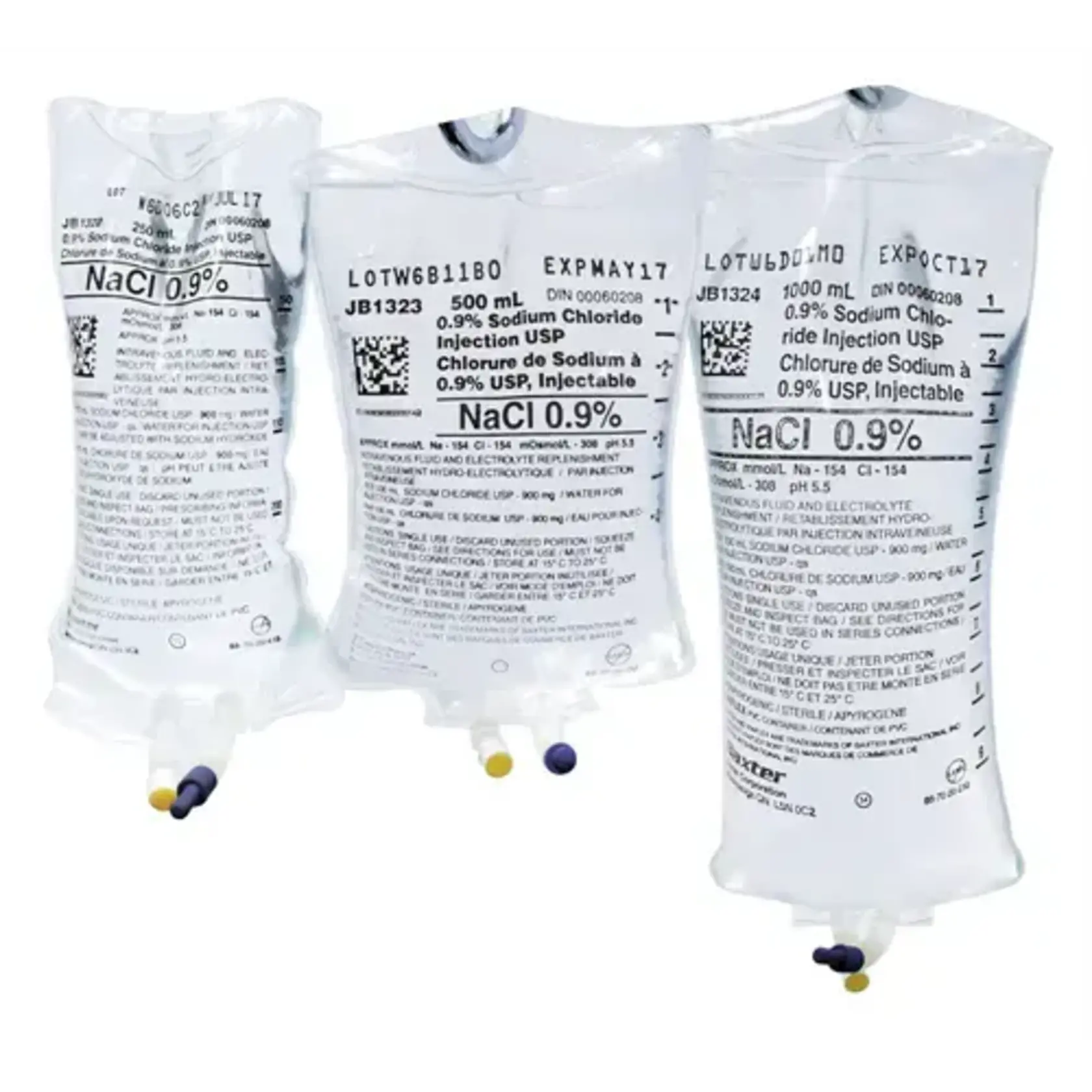 Baxter Sodium Chloride 0.9% Injection Solution USP IV - Med Supplies