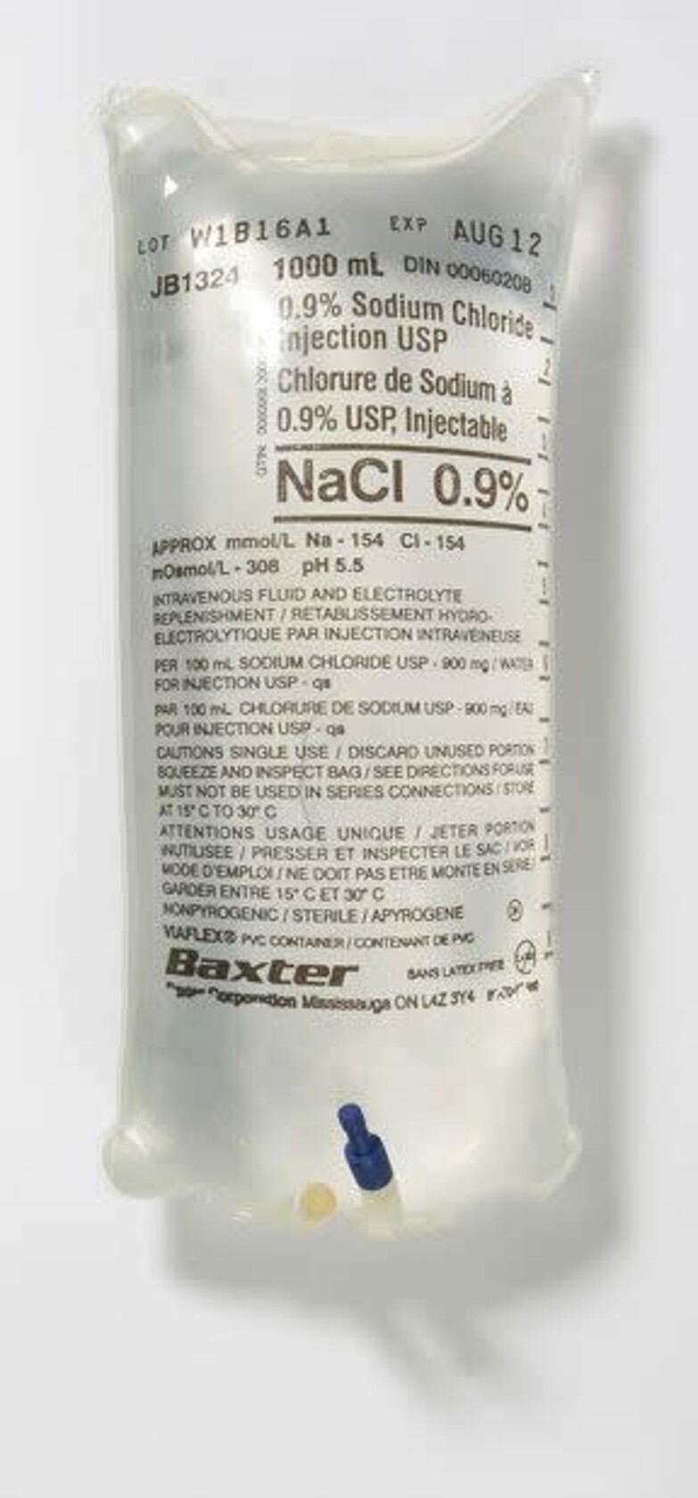 Baxter Sodium Chloride 0.9% Injection Solution USP IV - Med Supplies