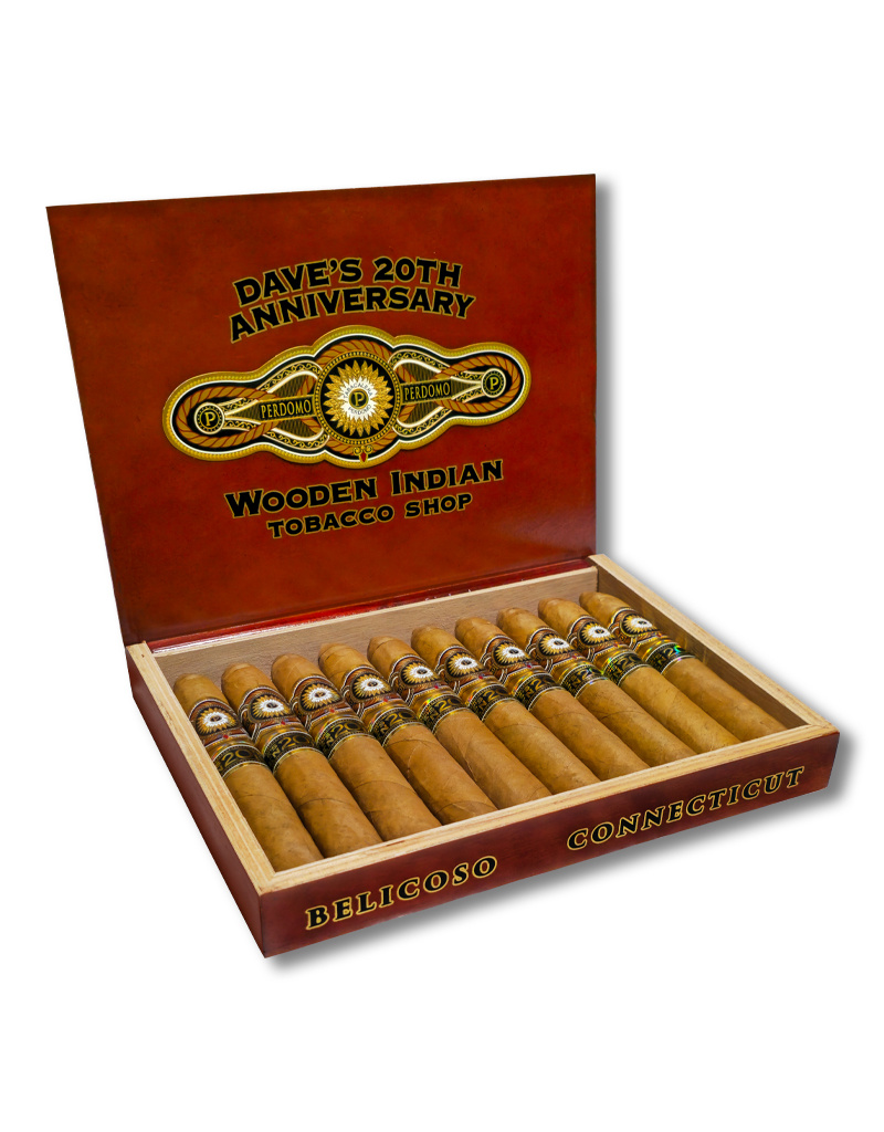 Perdomo Cigars - Dave's 20th Anniversary BOX - Wooden Indian Tobacco Shop
