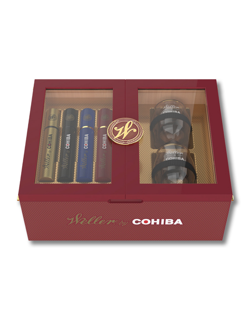 Weller by Cohiba Holiday 2025 Humidor Set - Wooden Indian Tobacco Shop