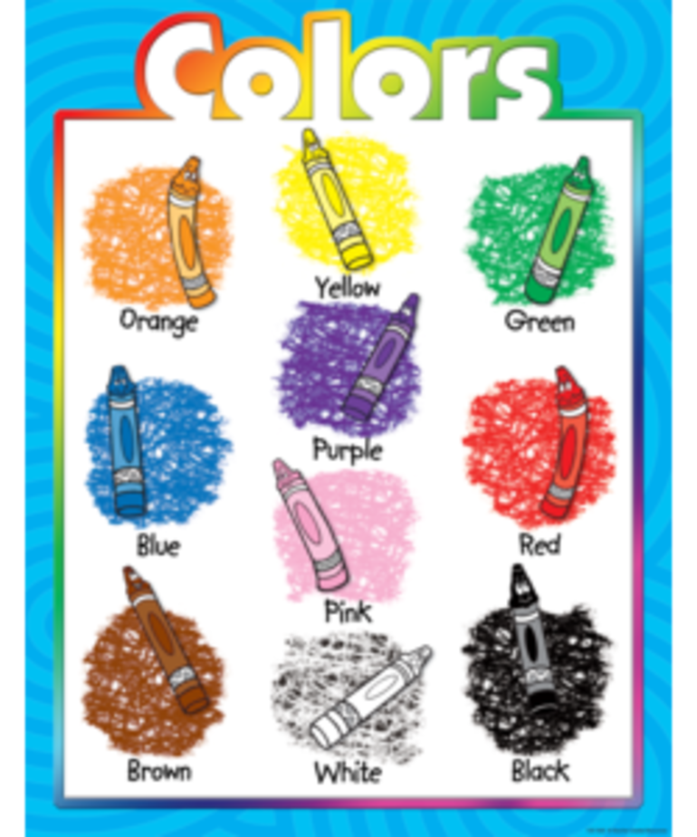 Colors Chart Inspiring Young Minds To Learn Colors Chart Inspiring Young Minds To Learn