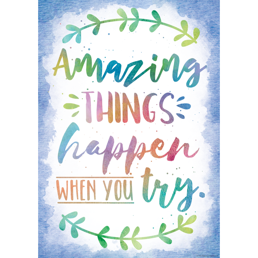 Amazing Things Happen...poster - Inspiring Young Minds to Learn