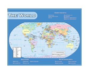 World Map Chart - Inspiring Young Minds to Learn