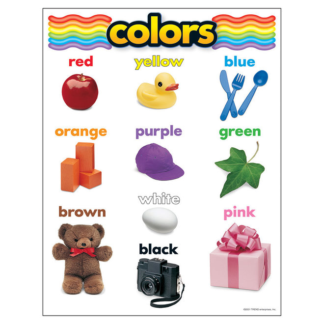 Colors Chart - Inspiring Young Minds to Learn
