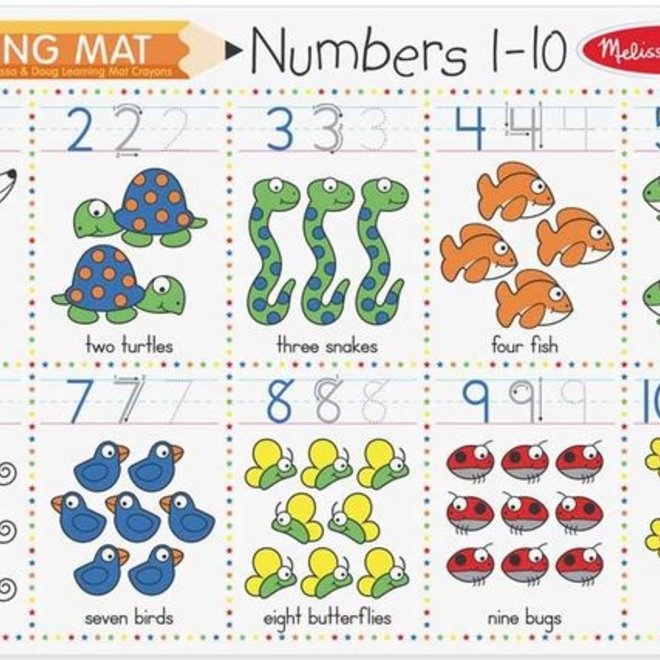 Learning Mat- Numbers 1-10 - Inspiring Young Minds to Learn