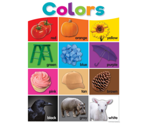 Colorful Colors Chart - Inspiring Young Minds to Learn